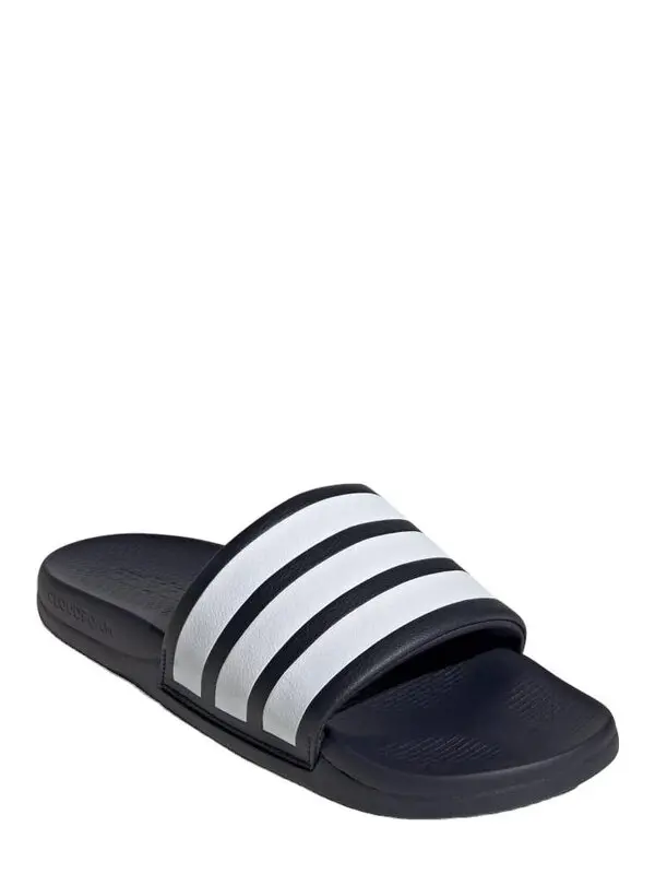 Adidas Adilette Comfort 2.0 Slides - Legend Ink / Cloud White / Legend Ink