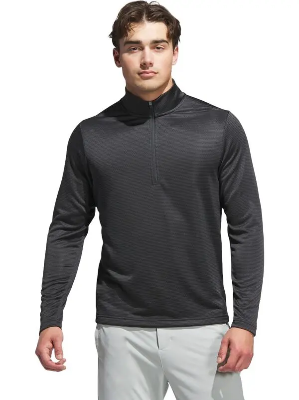 Adidas Performance Printed Quarter-zip - Carbon
