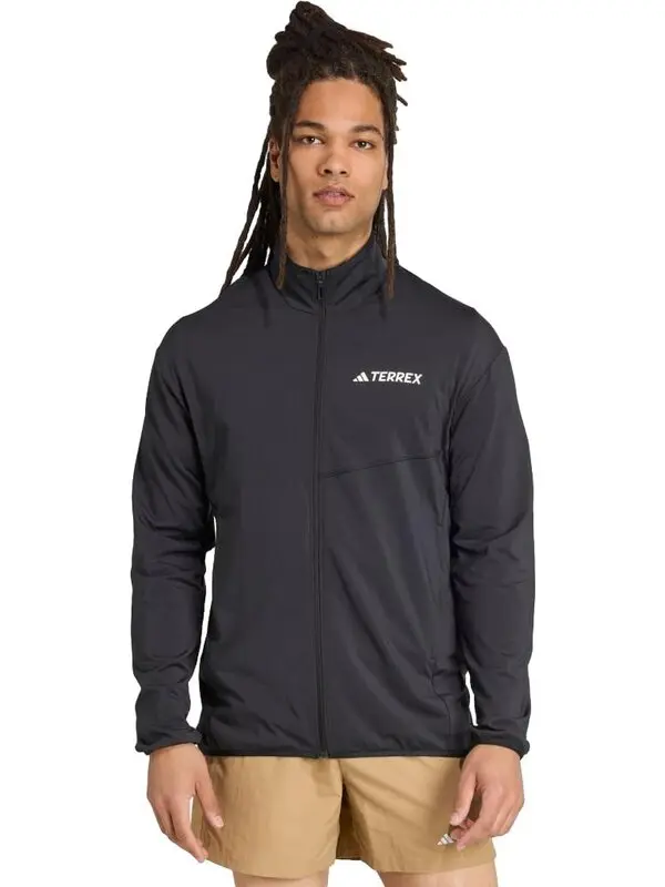 Adidas Terrex Multi Climawarm Full-zip Tech Fleece Jacket - Black