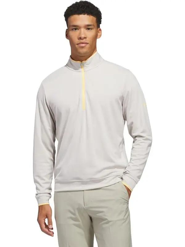 Adidas Lightweight Half-zip Top - Beige