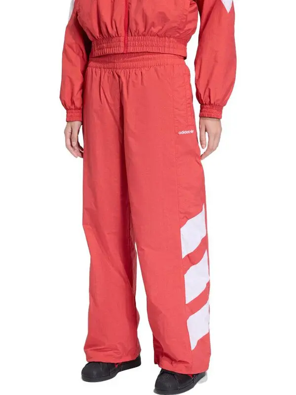 Adidas Blocked Washed Track Pants - Better Scarlet