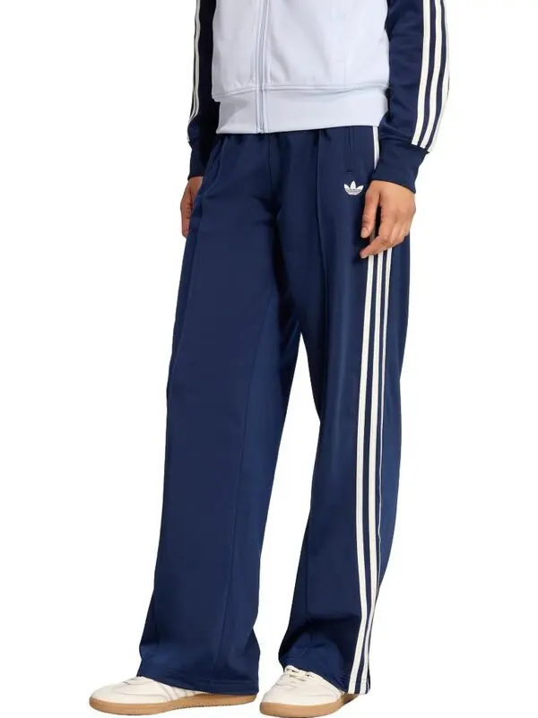Adidas Relaxed Fit Track Pants - Night Indigo / Off White