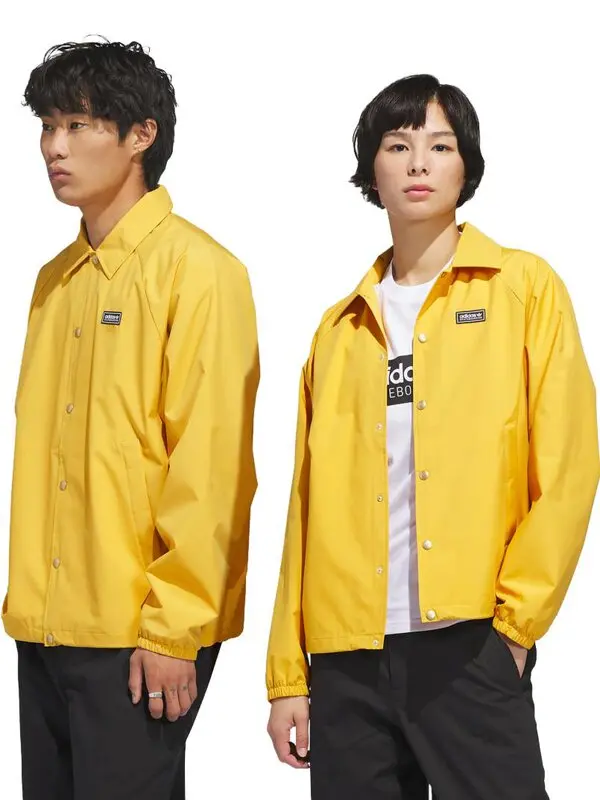 Adidas Skateboarding Coach Jacket - Preloved Yellow / Core White