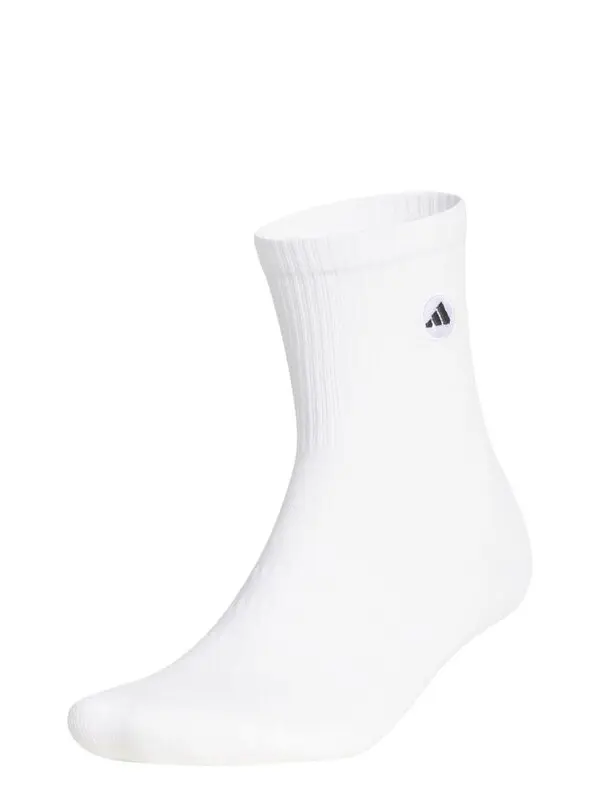 Adidas Half Crew Socks - White / Black