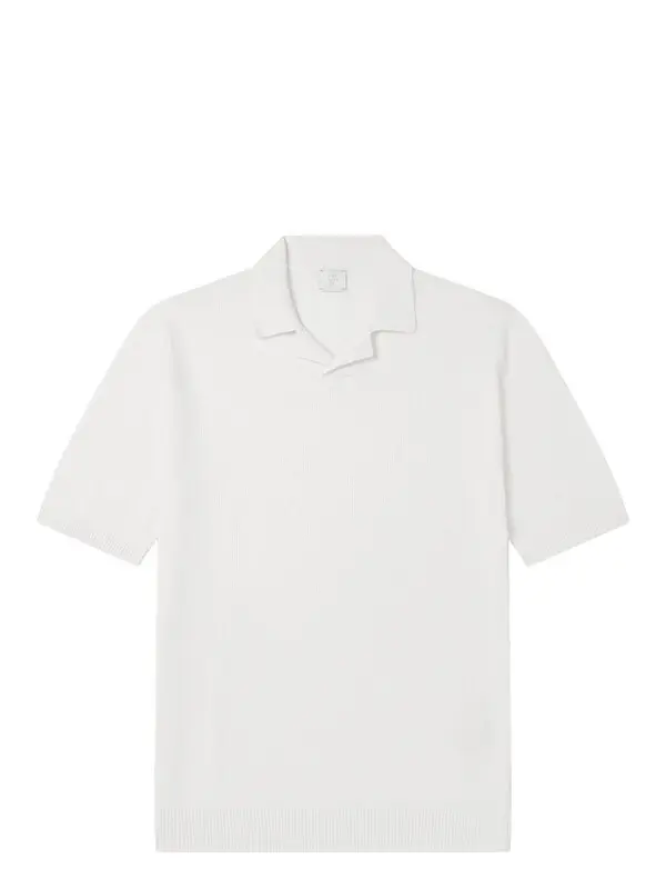 Eleventy Cotton Polo Shirt - White