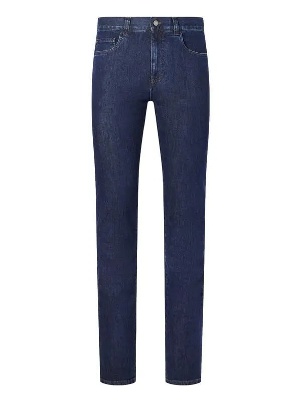 Canali Slim-fit Jeans - Blue