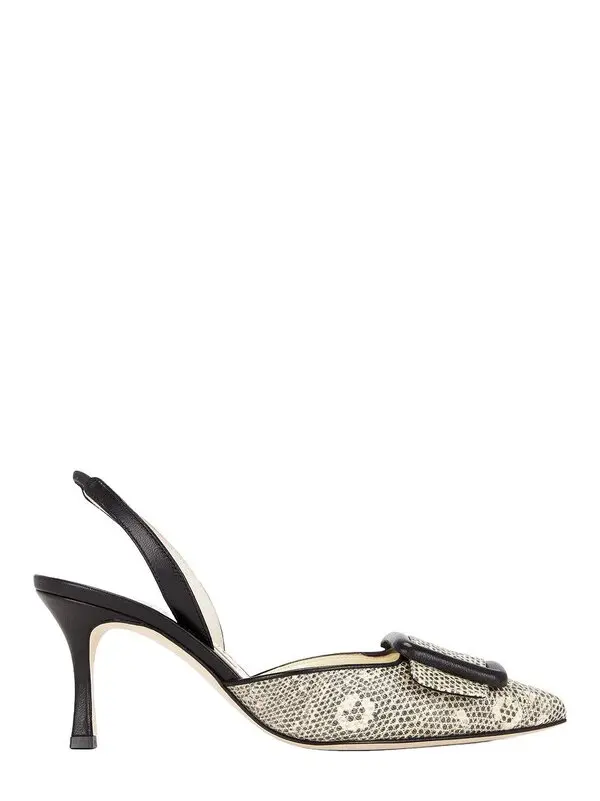 Manolo Blahnik Mayslibi 70 Pumps - Black