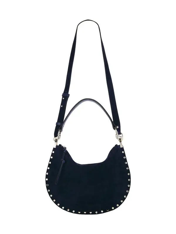 Isabel Marant Oskan Soft Zip Hobo Bag - Dark Midnight