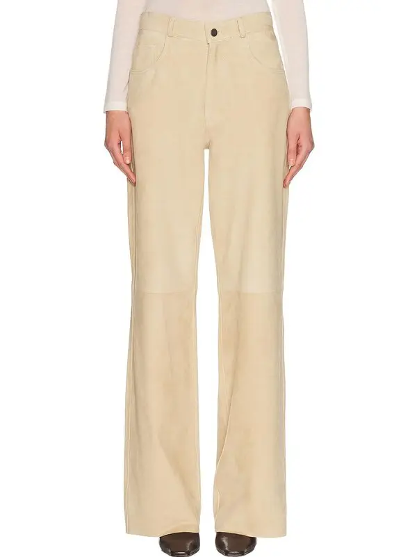 HAIKURE Korea Suede Pant - Beige