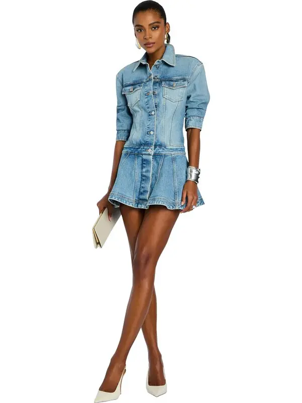 Retrofete Aleyni Denim Shirt Dress - Whistler