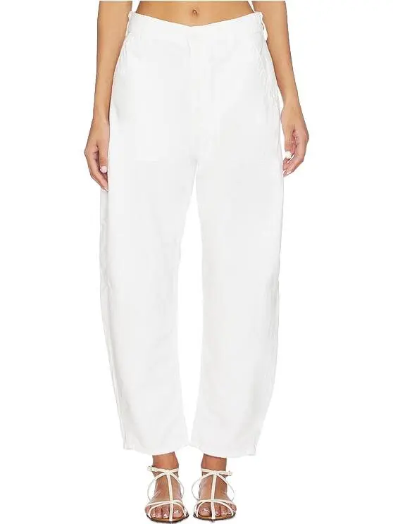 Polo Ralph Lauren Reverse Sateen Tapered Pants - White