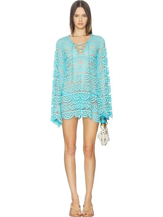 PQ Noah Tunic Dress - Turquoise