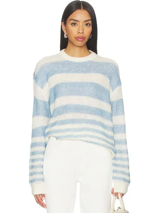 PISTOLA Striped Bubble Sweater - Blue & Gradient Stripe