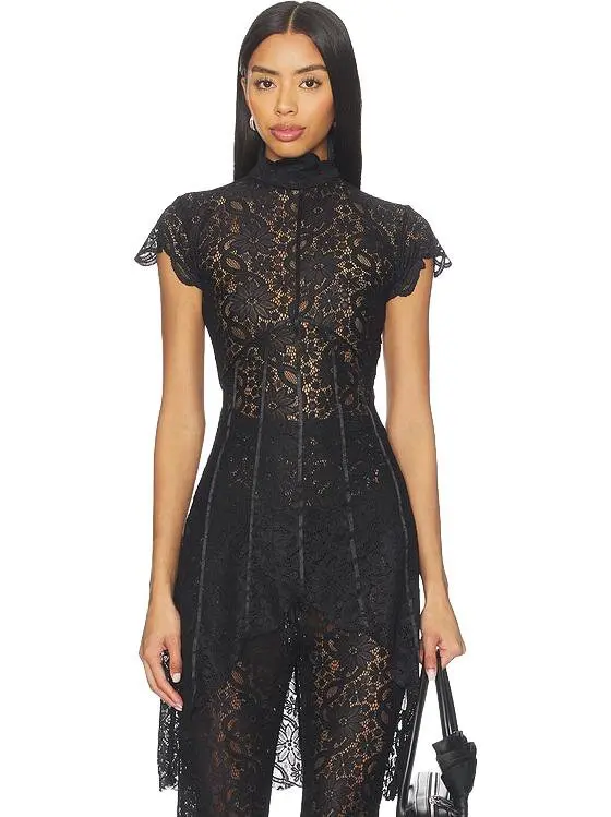 DEME BY GABRIELLA Carly Top - Black