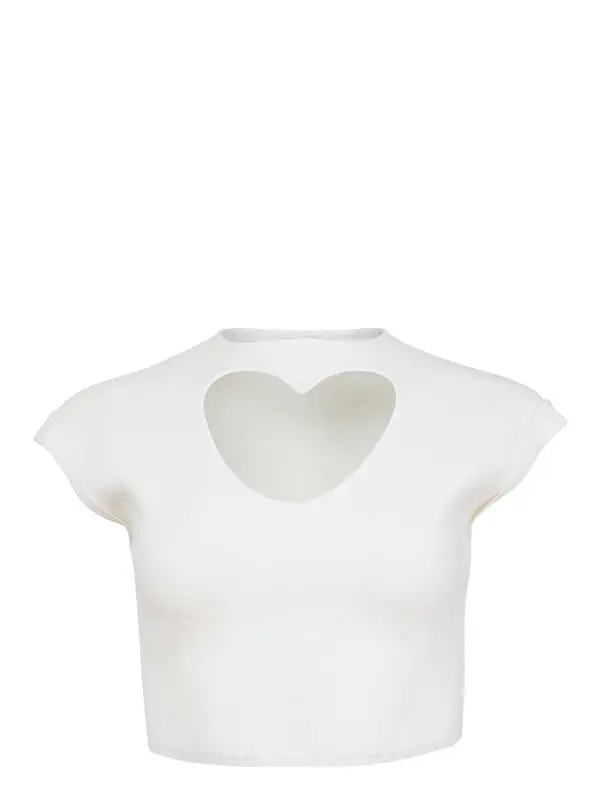 Fleur Du Mal Matchmaker Knit Top - Ivory