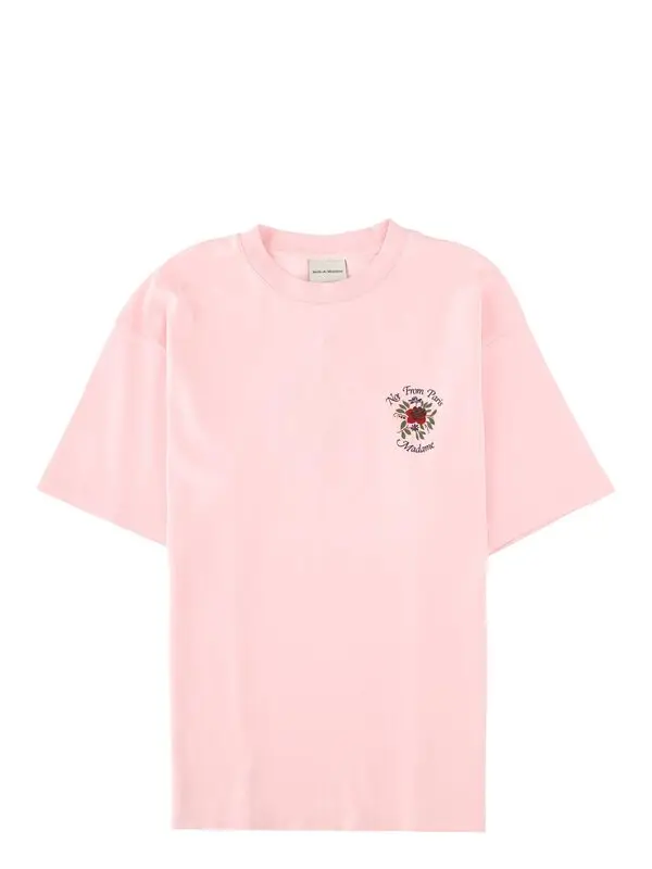 Drole De Monsieur Slogan Rose" T-shirt - Pink