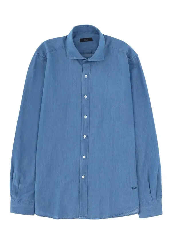 FAY Denim Shirt - Blue