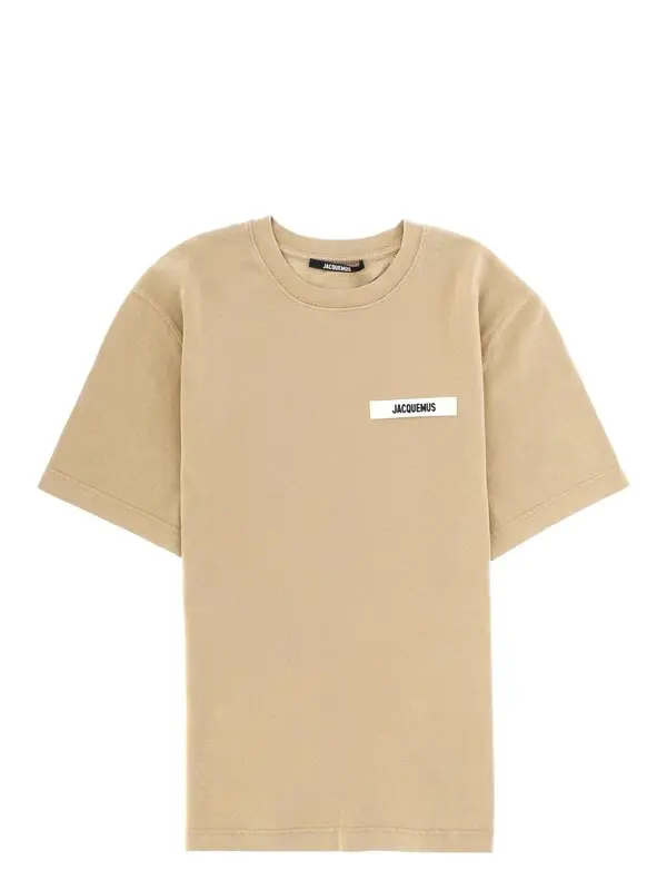 Jacquemus Grosgrain" T-shirt - Beige
