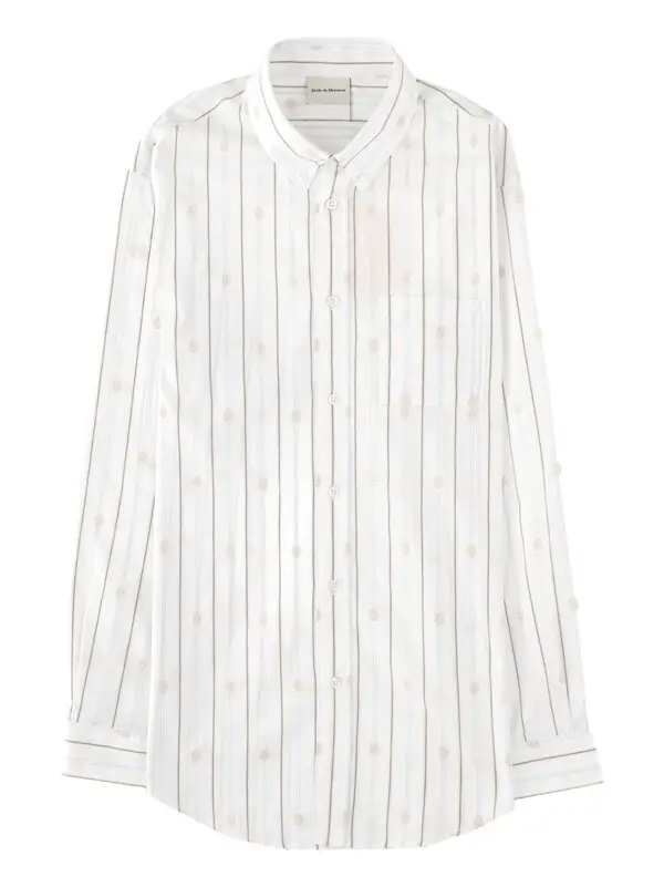 Drole De Monsieur Monogramme" Shirt - White