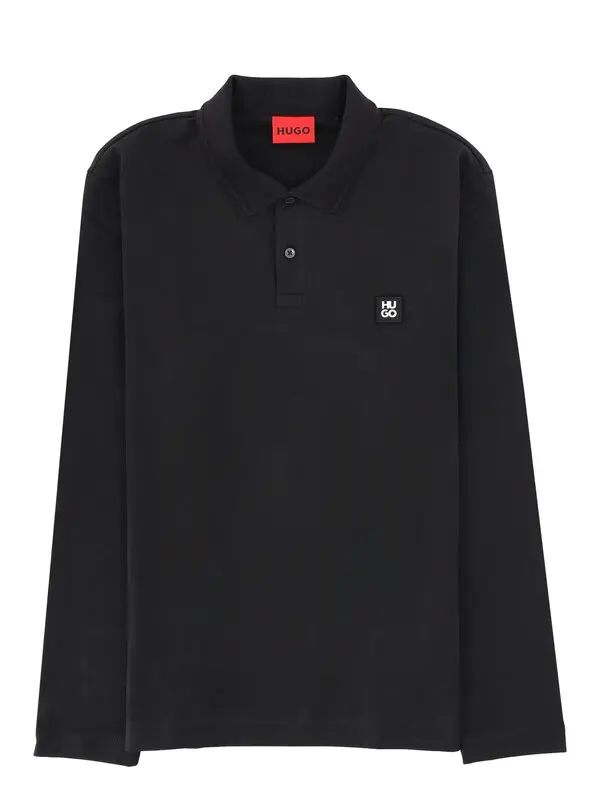 Hugo Polo With Logo - Black