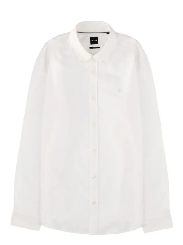 BOSS Shirt With Logo - White