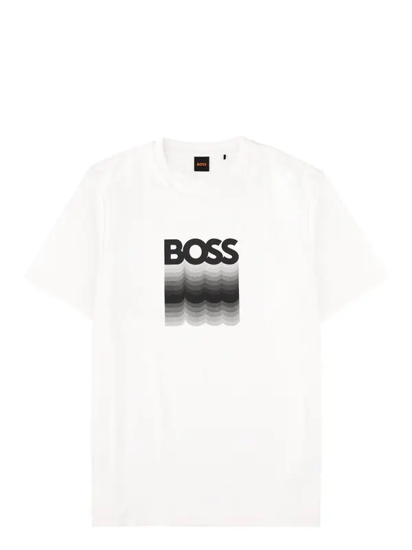 BOSS T-shirt With Logo - White