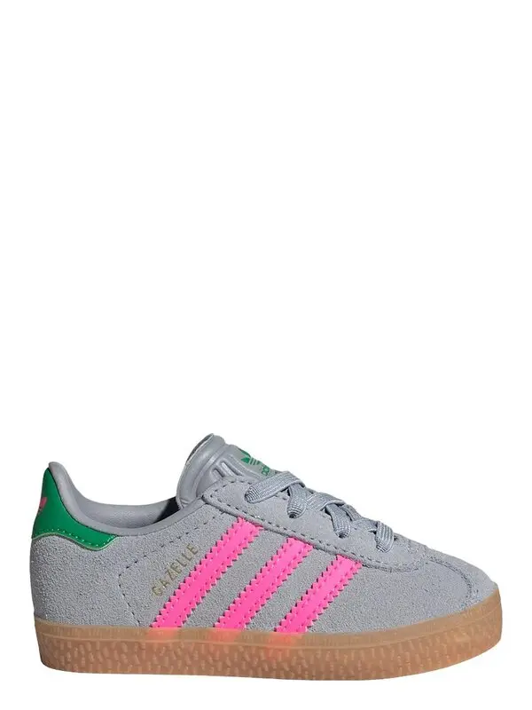 Adidas Gazelle Comfort Closure - Halo Silver/lucid Pink/green