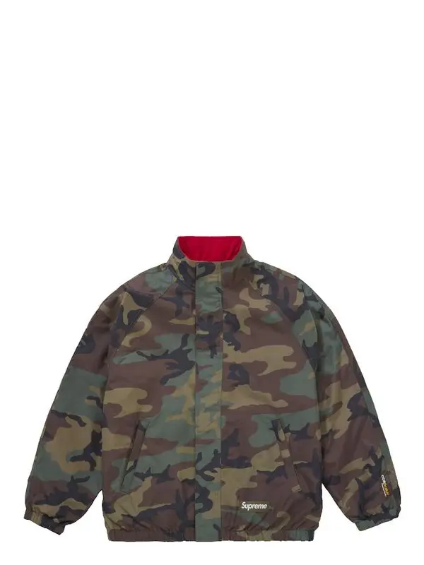 Supreme Polartec Reversible Track Jacket - Woodland Camo