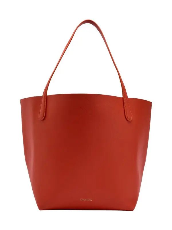 MANSUR GAVRIEL Leather Tote Bag - Red