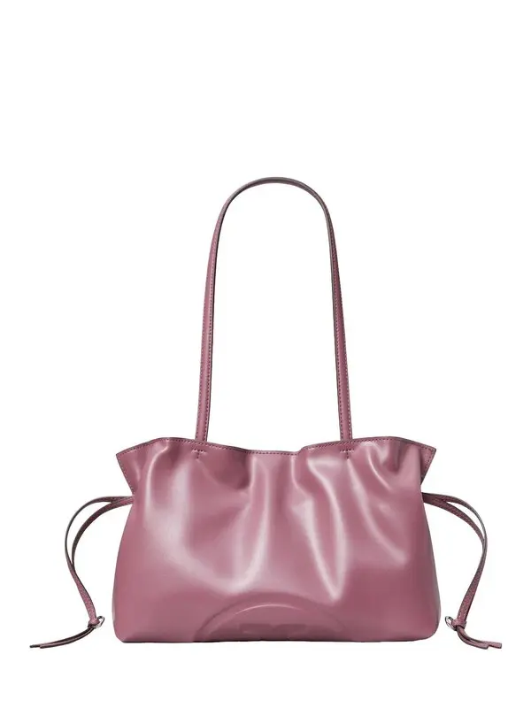 Tory Burch Small Ella Naturura™ Drawstring Tote - Mauve