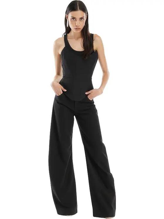 MOTHER OF ALL Rorri Wide Leg Pants - Black