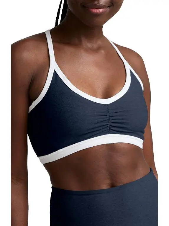 Beyond Yoga Outline Space Dye Sports Bra - Nocturnal Navy