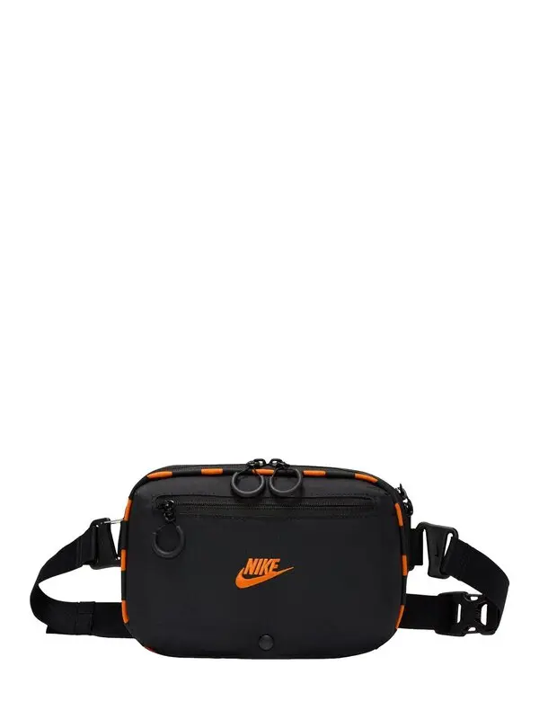 Nike Hayward Patrol Crossbody Bag - Black/black/safety Orange