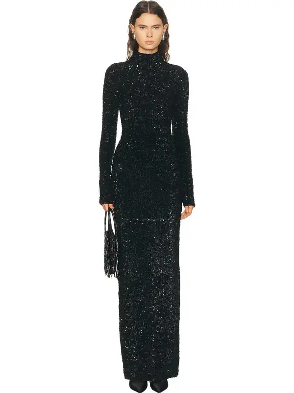 Adam Lippes Samadhi Knit Dress - Black