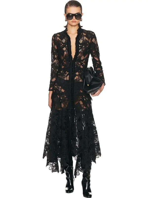 Alexis Camila Lace Dress - Black