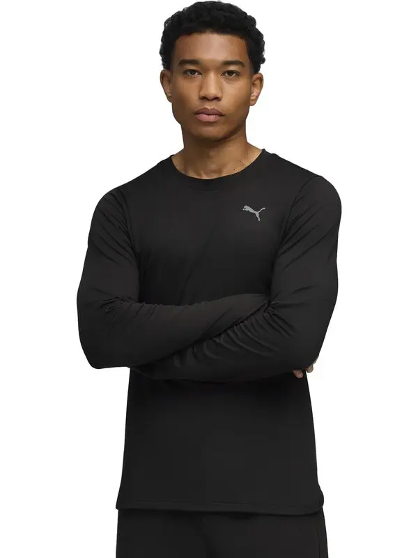 PUMA Cloudspun Ultra Soft Long Sleeve Training T-shirt - Black