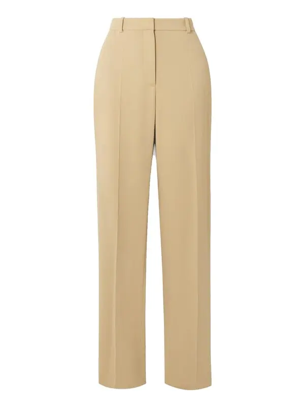 JOSEPH Colburn Cady Straight-leg Pants - Neutrals