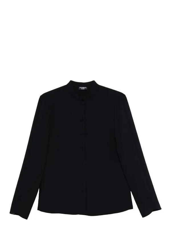 Emporio Armani Crepe Shirt - Blue
