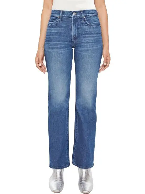 MOTHER Lil' Kick It High-waist Straight-leg Jeans - Which Is Witch