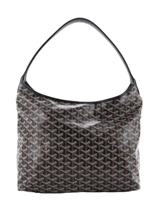 GOYARD Boheme Hobo Coated Canvas - Black