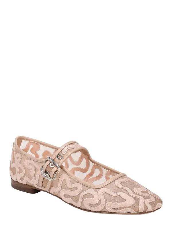 Sam Edelman Michaela Mary Jane Flat - Vintage Pink