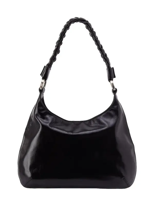 Hobo Madison Leather Shoulder Bag - Black