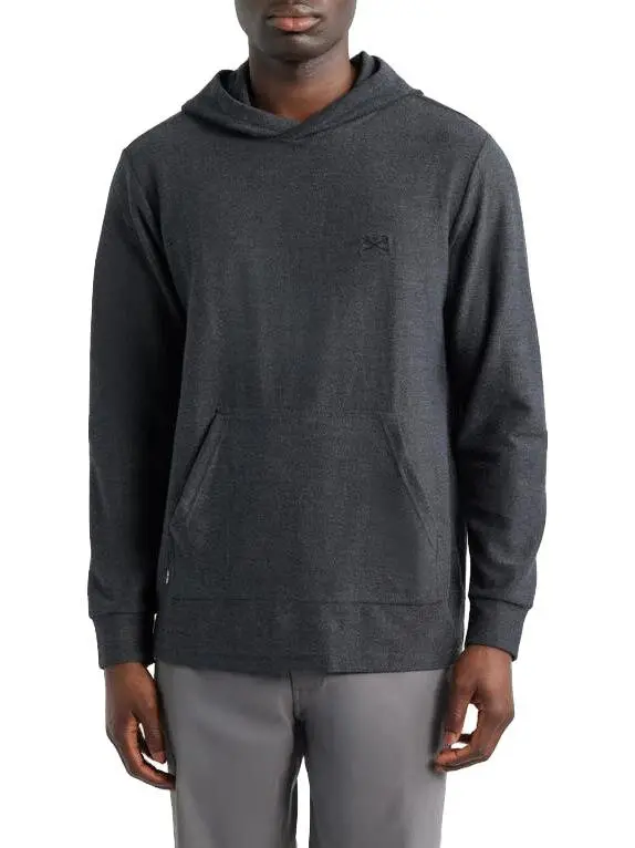 DARK SEAS Ginther Brushed Cotton Hoodie - Black