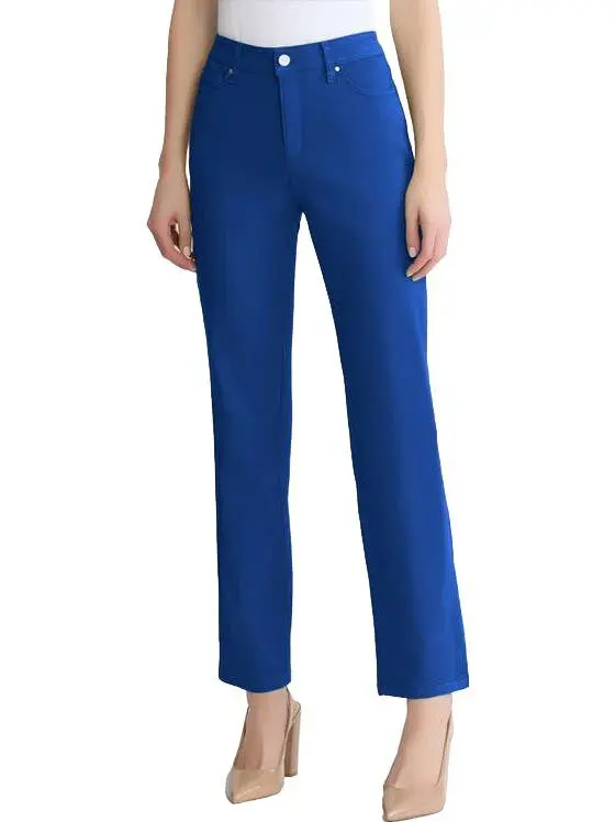 Jones New York Lexington Straight-leg Pants - Sapphire