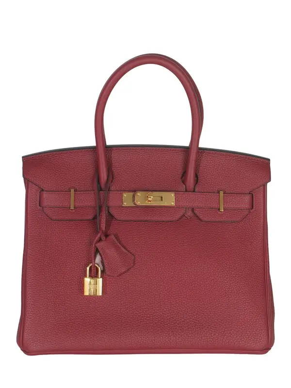 Hermès Birkin 30 Ghw - Red