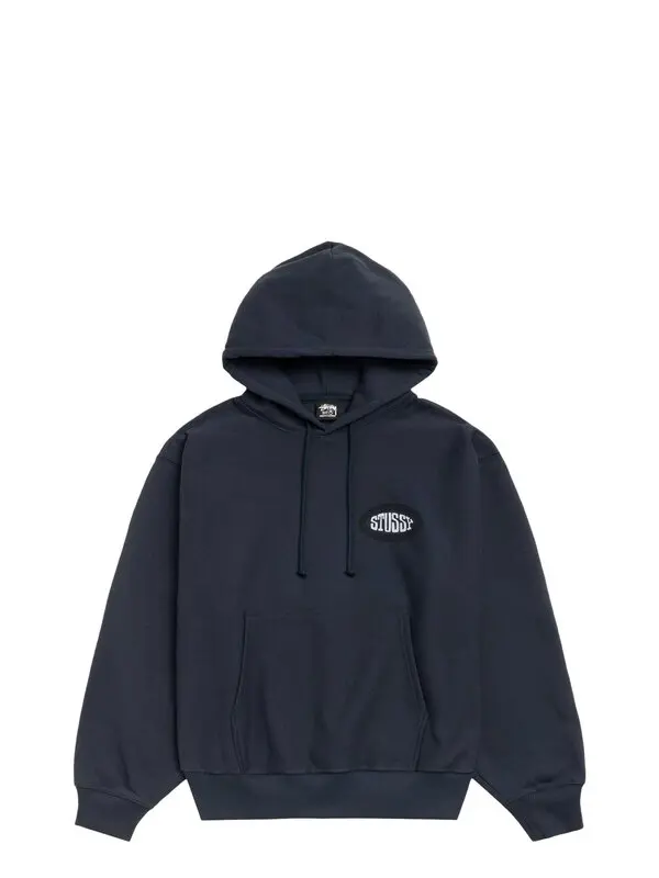 StÜssy Tile Oval Hoodie - Blue