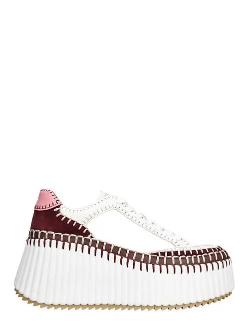 Chloé Nama Runner Platform Trainers - Pink Comb