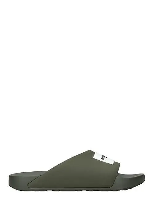 Givenchy Rubber Slides - Khaki