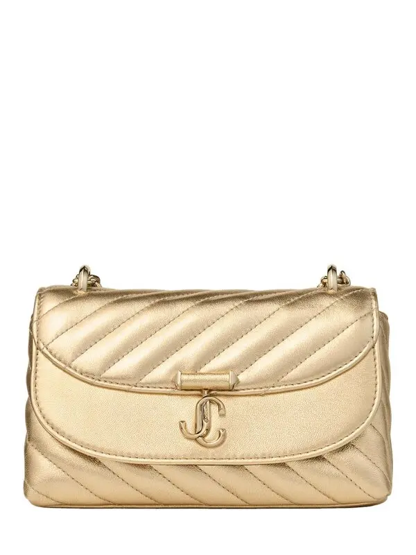 JIMMY CHOO Curve Crossbody Bag - Gold/shiny Gold