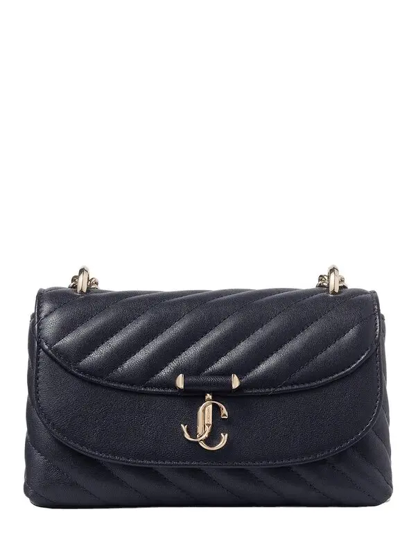 JIMMY CHOO Curve Crossbody Bag - Marine/shiny Gold